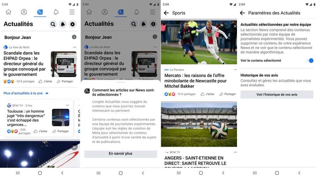 Meta : Facebook News est arrivé en France | Alioze
